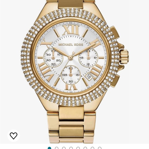 Michael Kors | Accessories | Michael Kors Camille Chronograph Goldtone ...